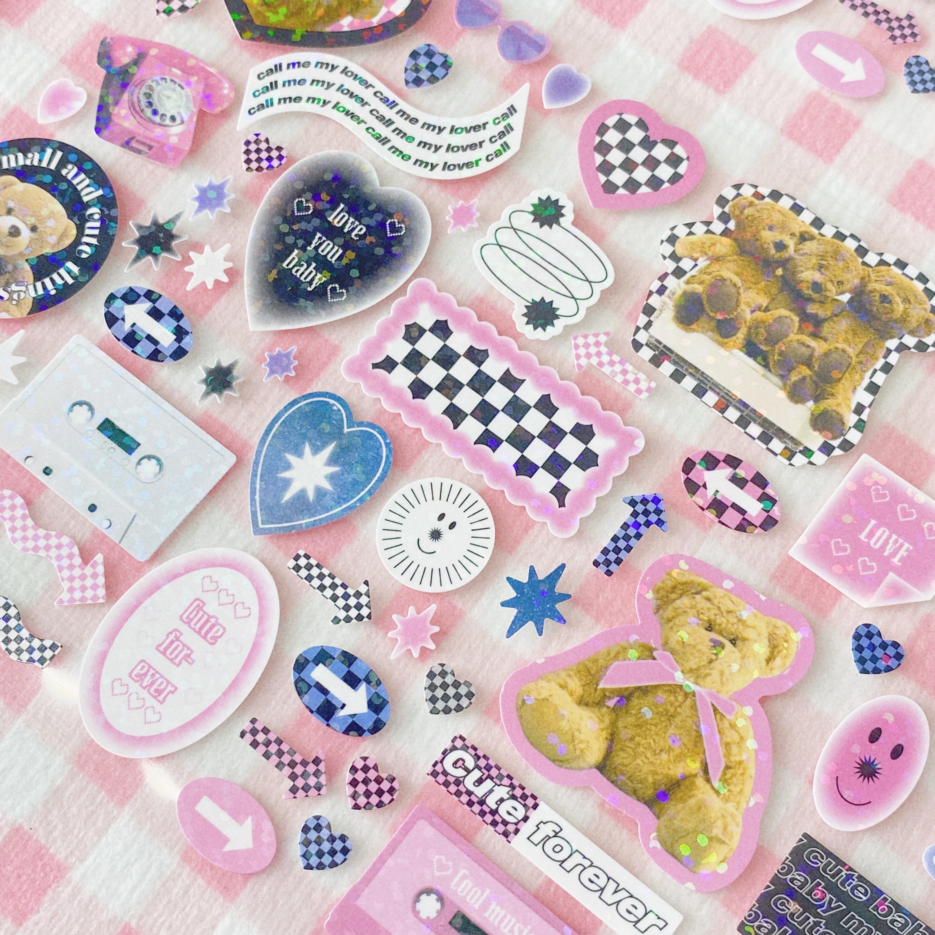 Holographic Kidcore Bears – cozyloveclub